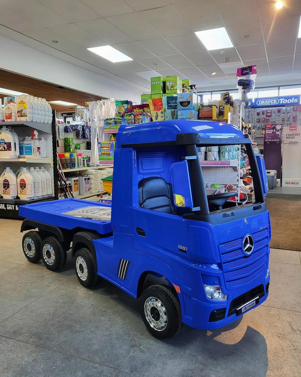 Mercedes Benz 24V Actro Lorry Electric Truck with Trailer – Beatty Stores